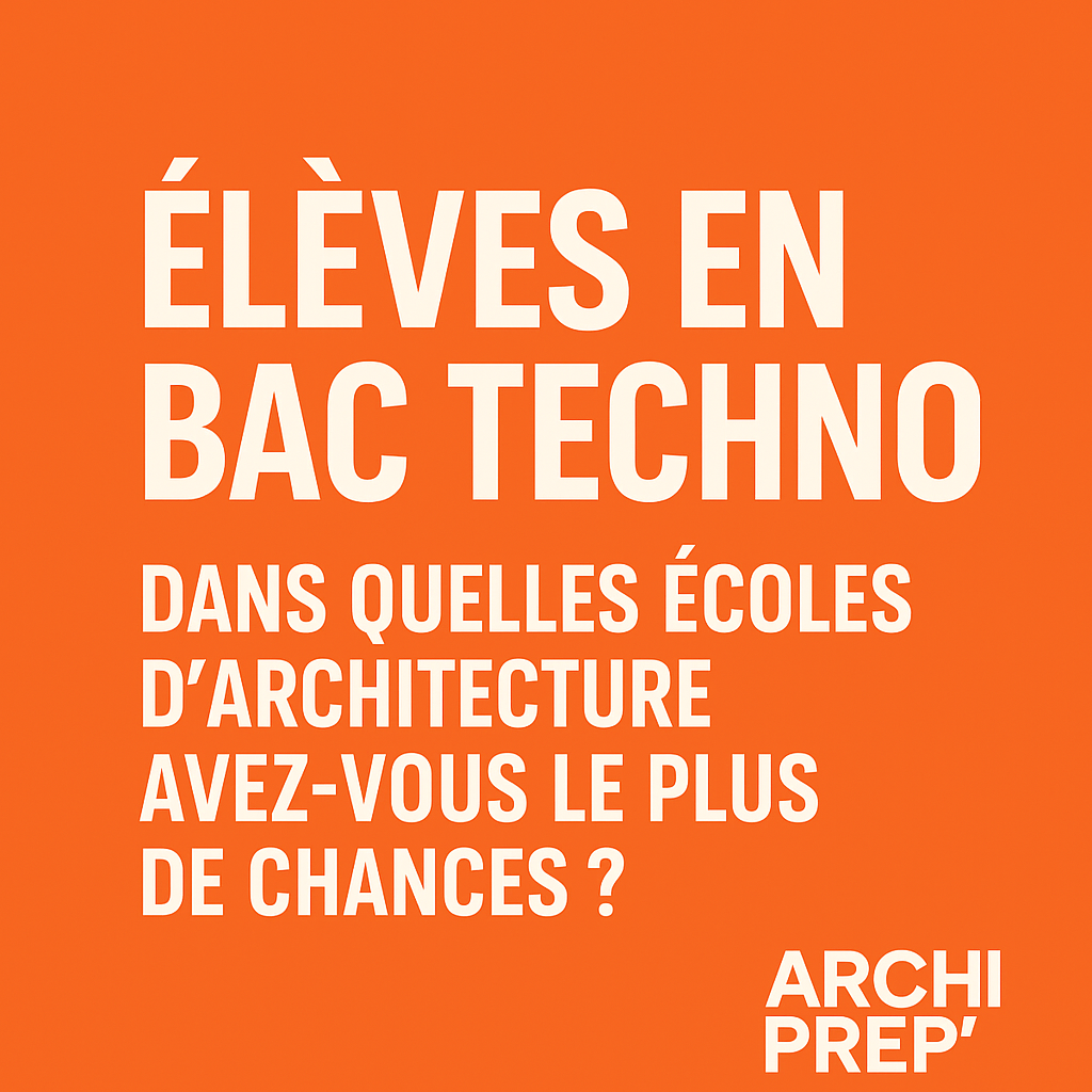 Bac technologique : dans quelles écoles d’architecture avez-vous le ...